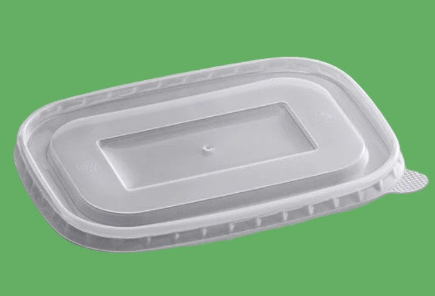 Ecox 16-32 oz. Rectangular Polypropylene Take-Out Lid 300/Case – Ecoxpack